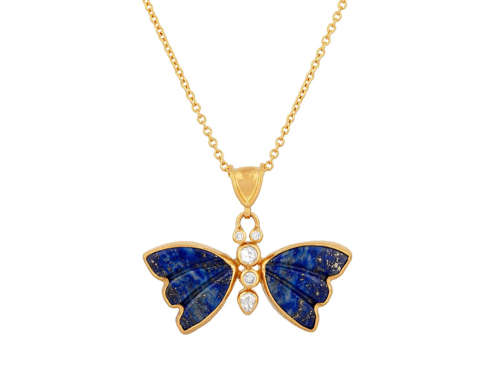 GURHAN's Butterfly Collection: Captivating Carved Gemstone and 24k Gold ...