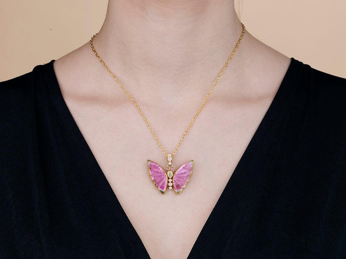 GURHAN's Butterfly Collection: Captivating Carved Gemstone and 24k Gold ...