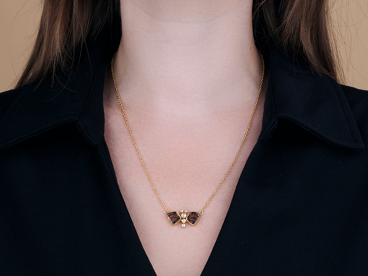 GURHAN's Butterfly Collection: Captivating Carved Gemstone and 24k Gold ...